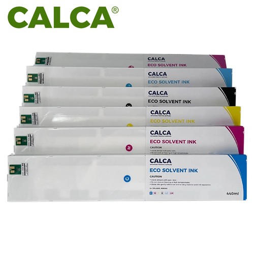 US Stock CALCA Compatible 440ml Roland ECO-Sol Max Ink Cartridge Y + M ...