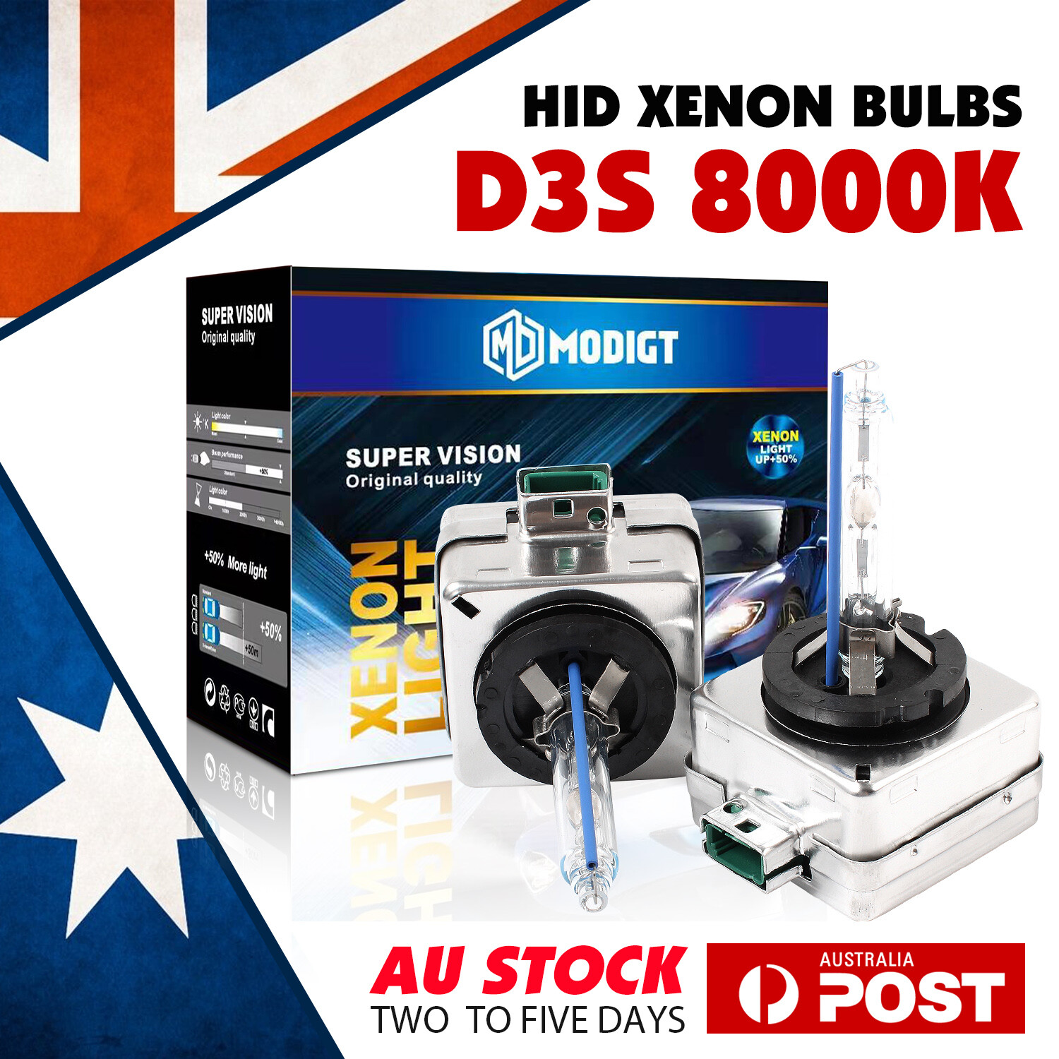 6000/8000K Heavy Duty D1C D1S D2C D2S D3C D3S D4C D4S HID Xenon ...
