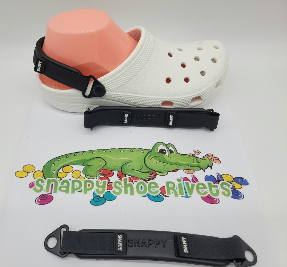 Replacement straps for Croc Snappy Sport Premium Heel Straps with 4 ...