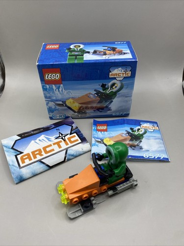 Lego 6577 Town Artic Snow Scooter 100% Complete With Instructions & Box ...