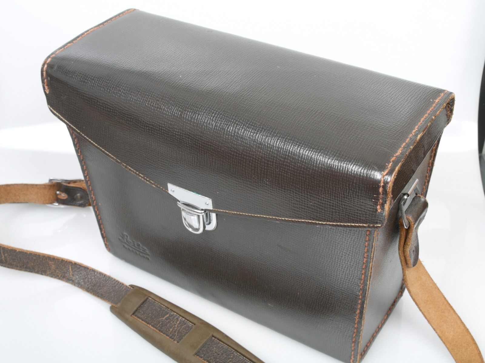 Leitz Leica M olivebraune Hartledertasche Ledertasche Tasche komp ...
