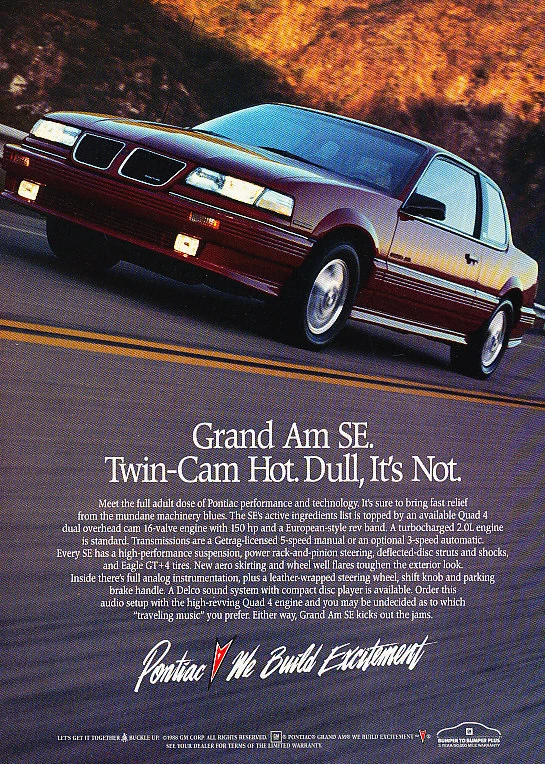 Pontiac Grand Am 1989