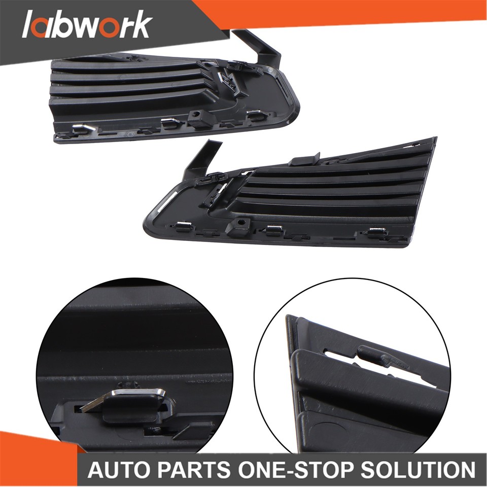 Labwork Fog Lights Cover Front Left + Right For Cadillac CTS 2014-2019 ...