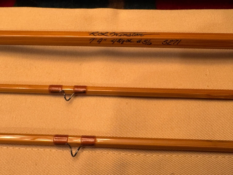 R.L. Winston Bamboo Rod - 7'9" 5/6wt. 2 Piece/2 Tip *** Mint - Never ...