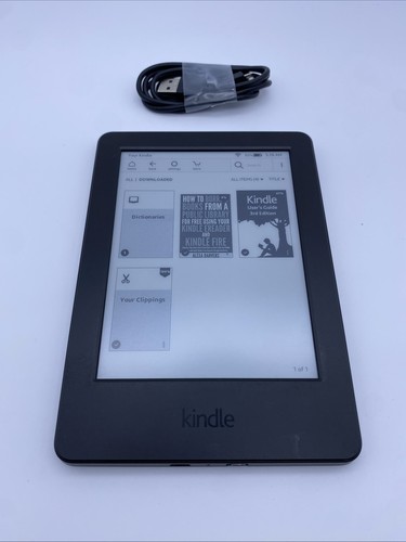 Kindle 7th Generation Amazon eBook Reader 6" Wifi 4GB Touch Screen ...