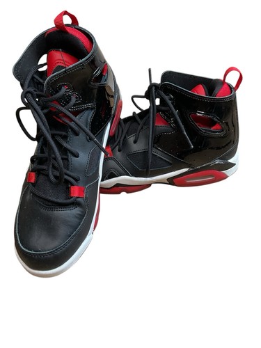 Jordan Flight Cub 91 Black University Red White Size Youth 6 Shoes ...
