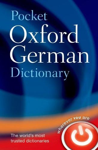 Pocket Oxford German Dictionary - Oxford Dictionaries 9780199560769 ...