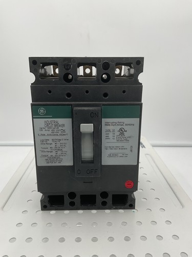 GE - TED134125 - 3 Pole 480Vac 125A Breaker | eBay