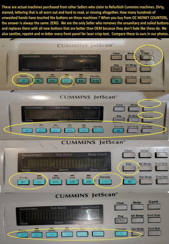 🔥Cummins Jetscan Currency Counter Model 4062 WITH WARRANTY ⭐⭐⭐⭐⭐ | eBay