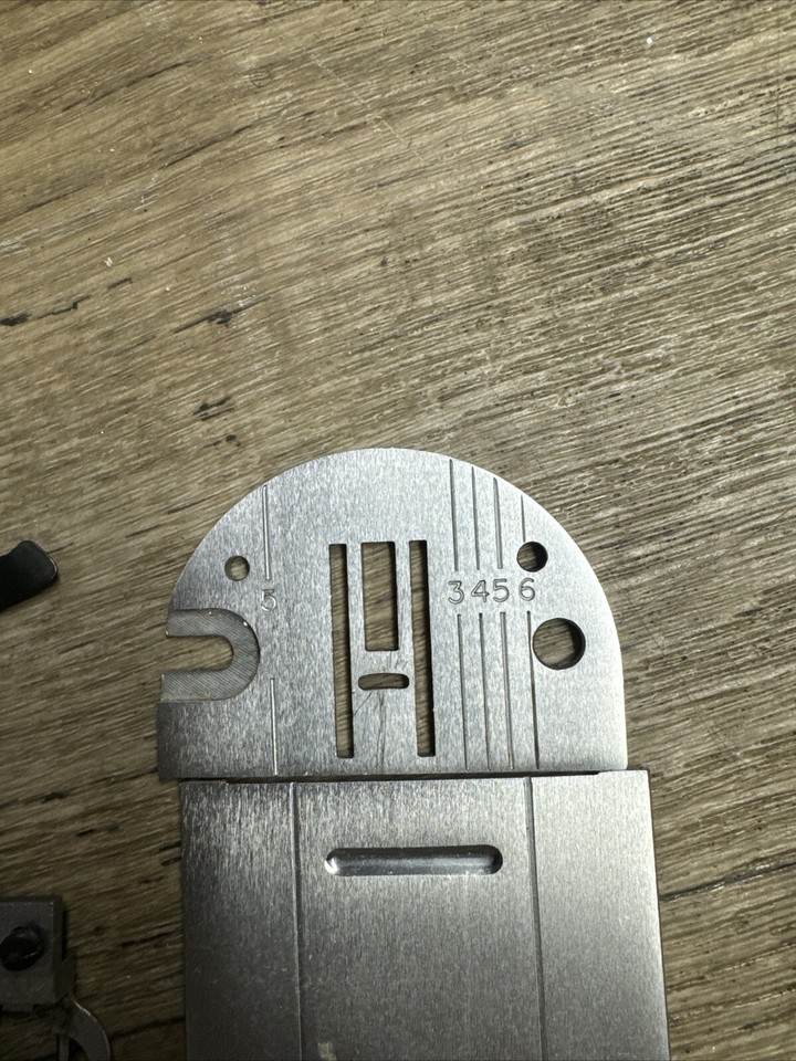 Singer Merritt 2404 Sewing Machine Needle Throat Bobbin Plate Feed Dog ...