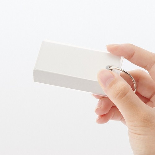 [MUJI] Key Ring PP Cover Flash Word Cards (100 Sheets x 5)/Set 封面單字卡 | eBay