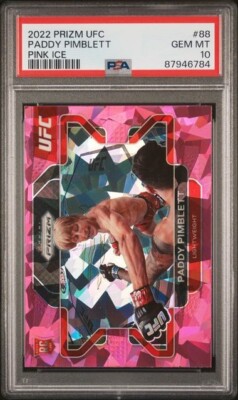 2022 Panini Prizm UFC - Paddy Pimblett - Pink Ice Prizm Rookie Card RC ...