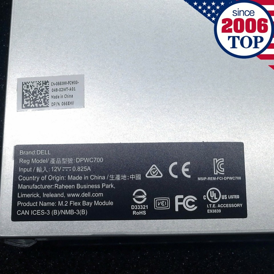 New Dell Precision T5820 T7820 T7920 M.2 SAS Flex Bay Module 66XHV w ...