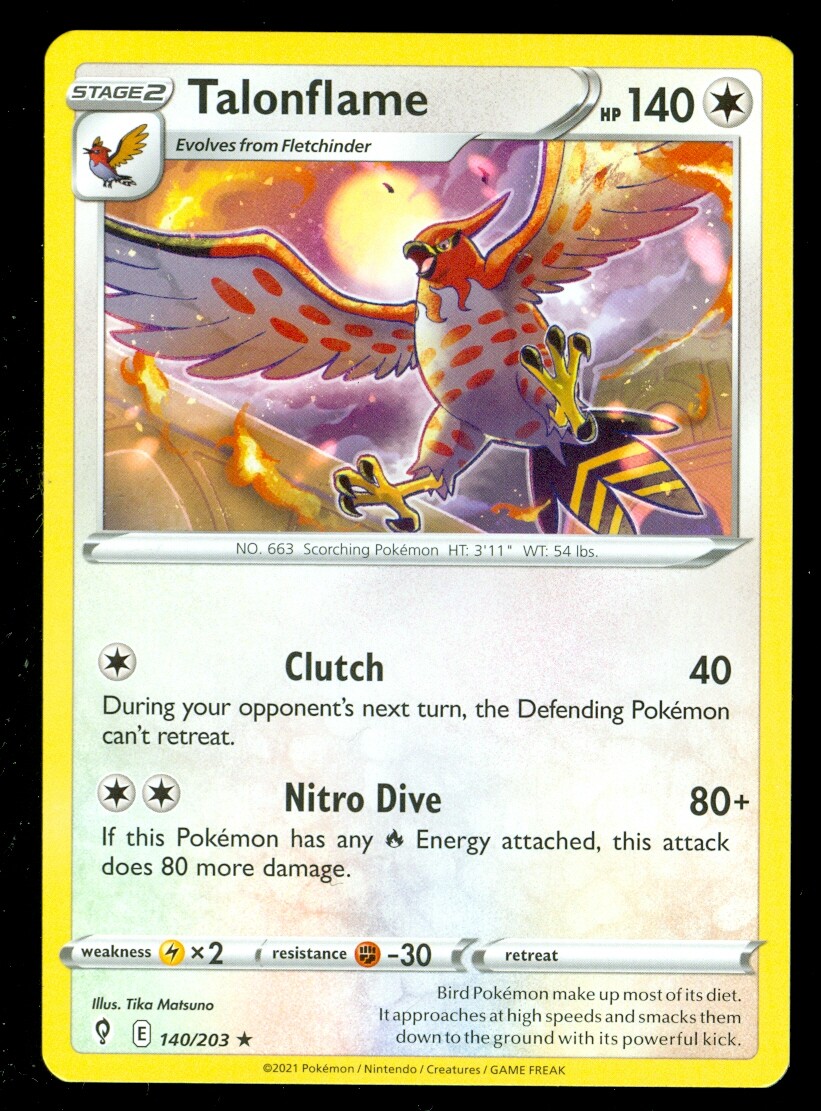 Pokemon Talonflame Card