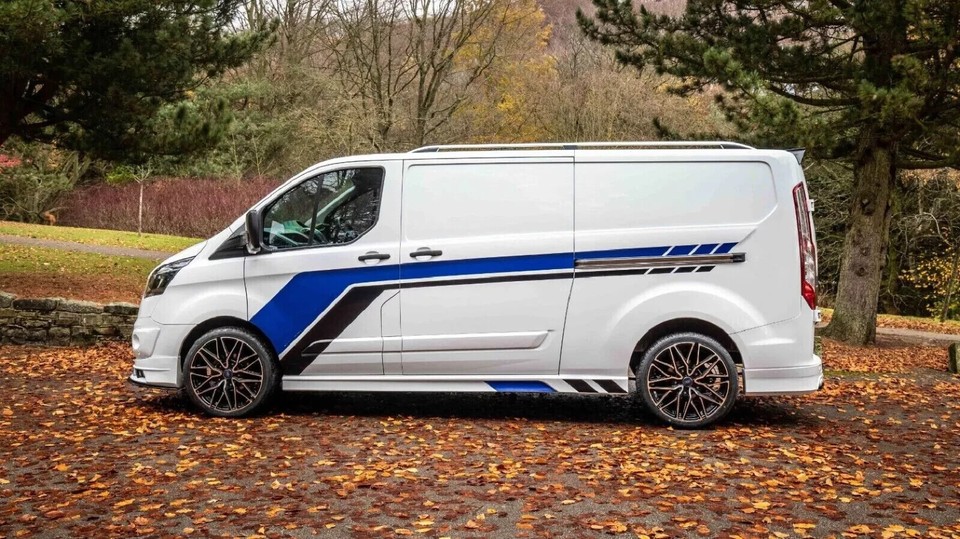 Ford Transit Custom M Sport Vinyl Graphics Kit Decals Side Stripe ...