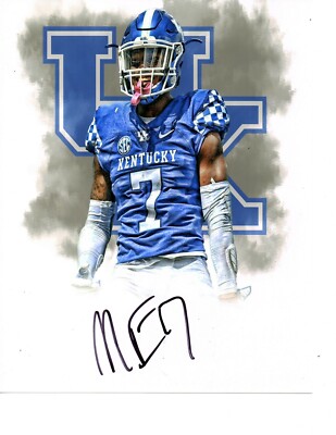 Mike Edwards Kentucky Wildcats signed autographed 8x10 football photo ...