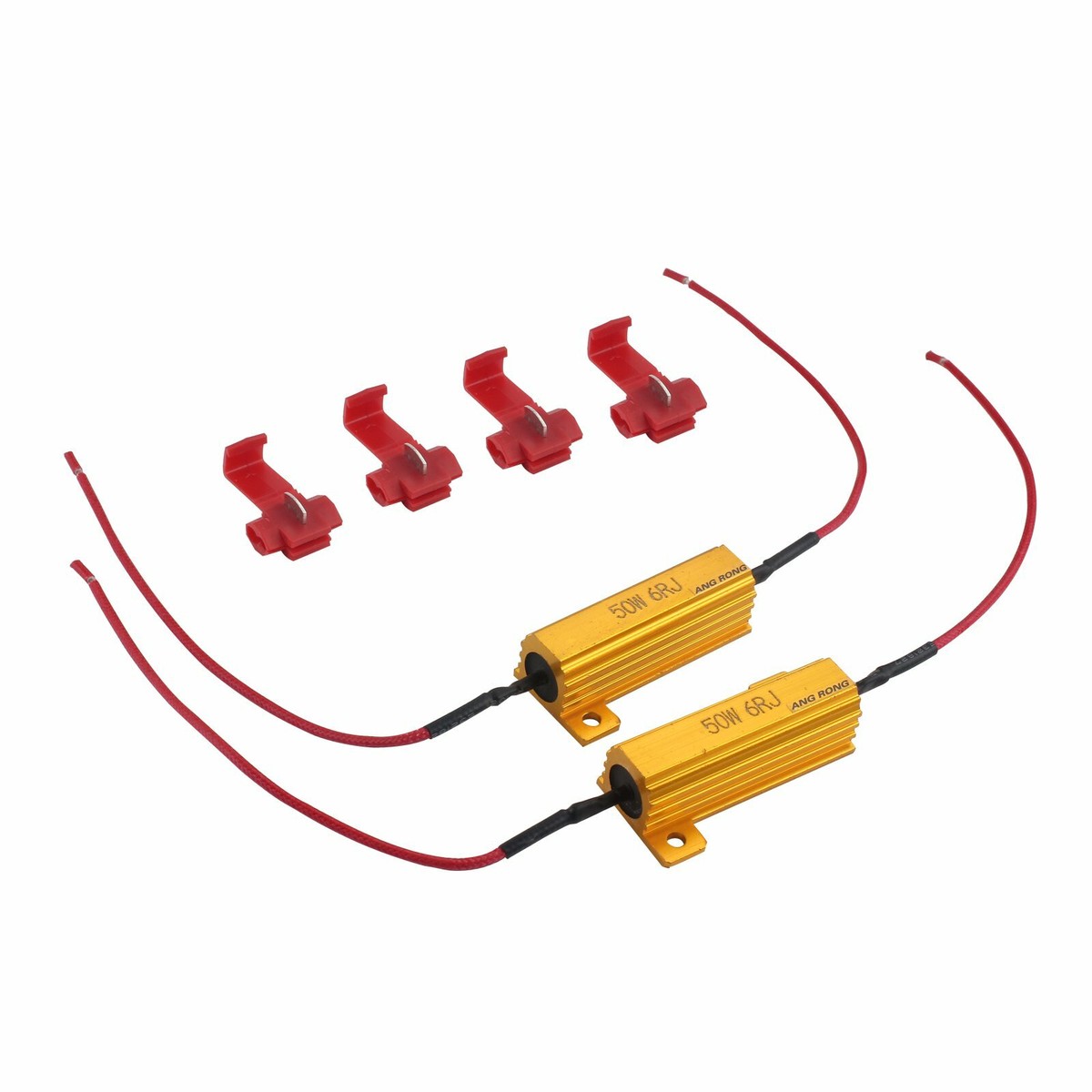 Turn Signal Resistors 50W 6Ohm S - Fix Hyper Flash For 7440 LED Turn ...