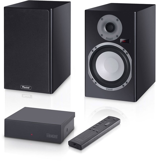 Magnat Magnasphere 33 Aktive Speakers Pair Black With RC Remote ...