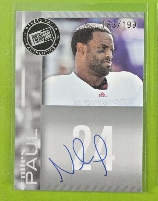 ALL AUTO AUTOGRAPH RC ROOKIE NCAA NFL FOOTBALL NEBRASKA OKLAHOMA STATE ...