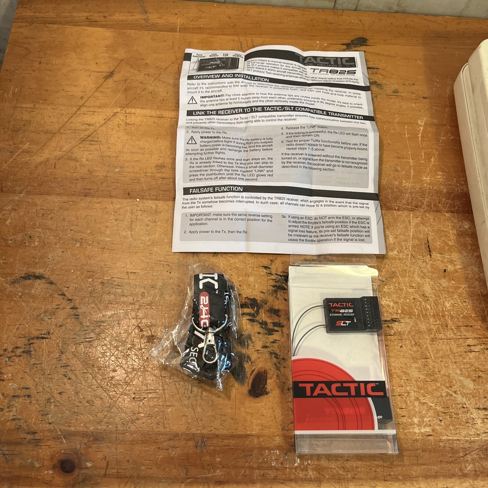 Tactic RC Remote Control TR825 8 Channel SLT RC Airplane Receiver | eBay