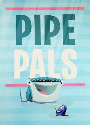 Pipe Pals - Dory & Destiny - Disney Pixar Finding Dory Mini Poster 8x11 ...