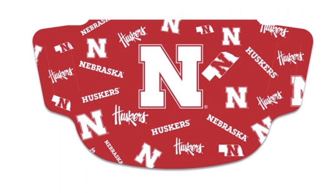 Nebraska Cornhuskers WinCraft Adult Face Covering mask facemask ...