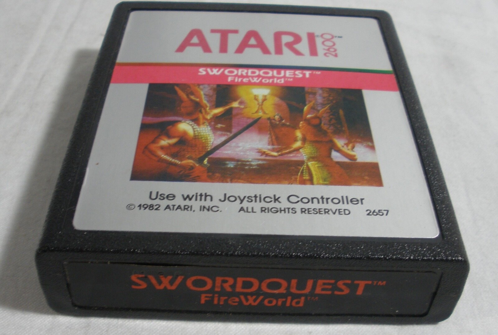 SwordQuest Fireworld Atari 2600 video game | eBay
