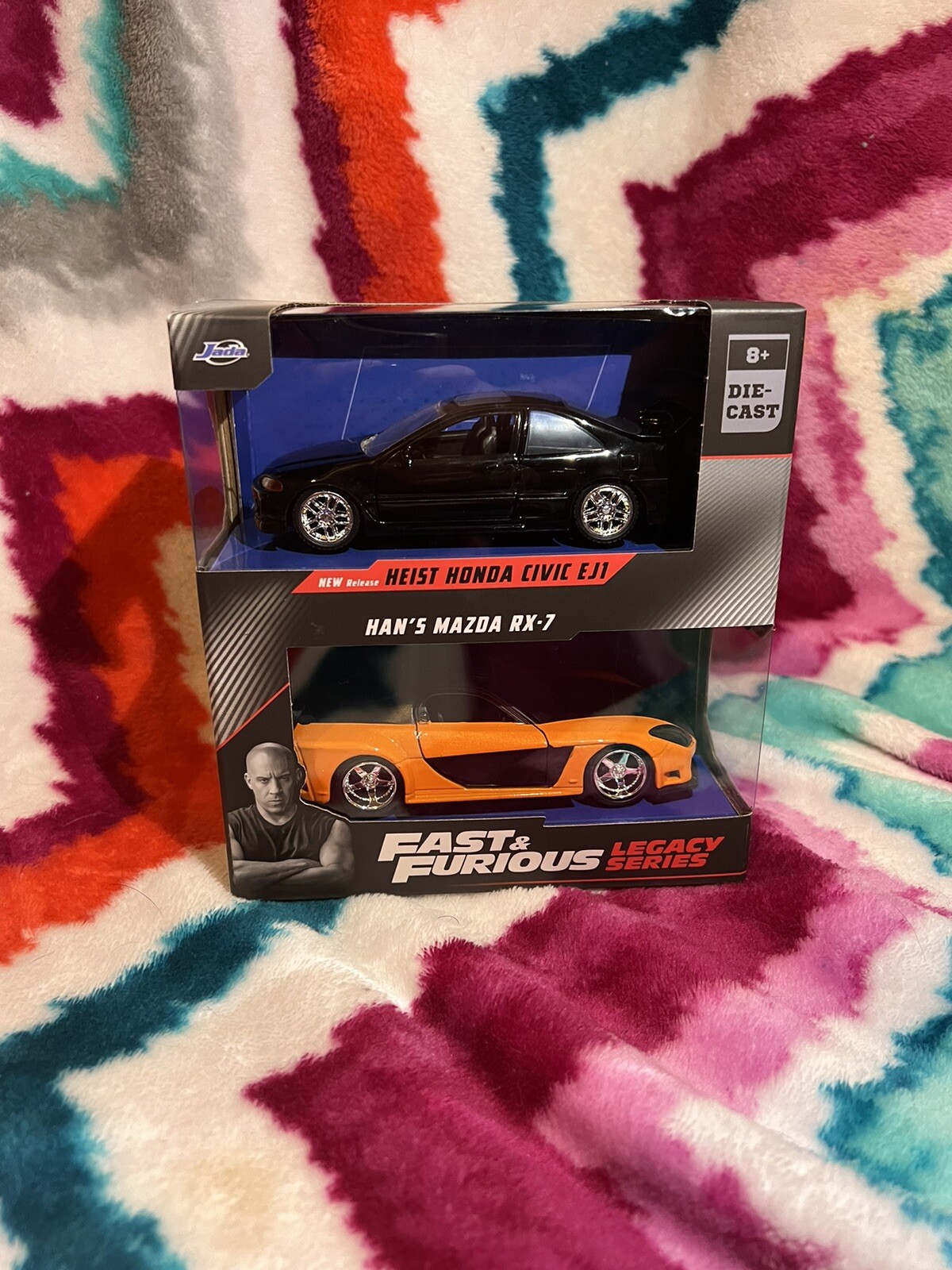 HONDA CIVIC EJ1 MAZDA RX-7 2 PACK FAST FURIOUS 1:32 METALS DIECASTJADA 2023 | eBay