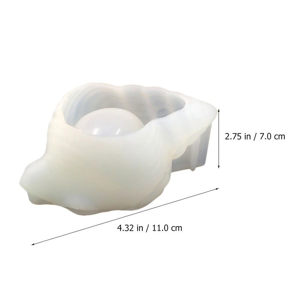 2 Pcs Seashell Mold Silicone Molds Small DIY Epoxy Casting Storage ...