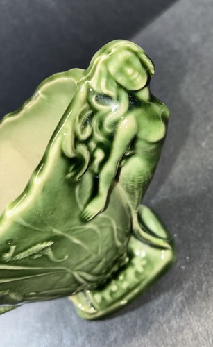 WADE ENGLAND MYTHICAL MERMAID SEAHORSE POSEY GREEN VASE HTF | eBay