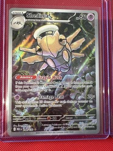 Pokemon TCG Mega Evolution Shedinja 144/132 Illustration Rare | eBay