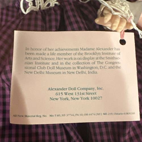 Madame Alexander Florence Nightingale Doll #1598 13" for sale online | eBay