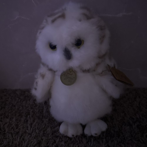 Aurora Miyoni Tots Owl Plush 9" Snow Owl White Brown Stuffed Animal ...