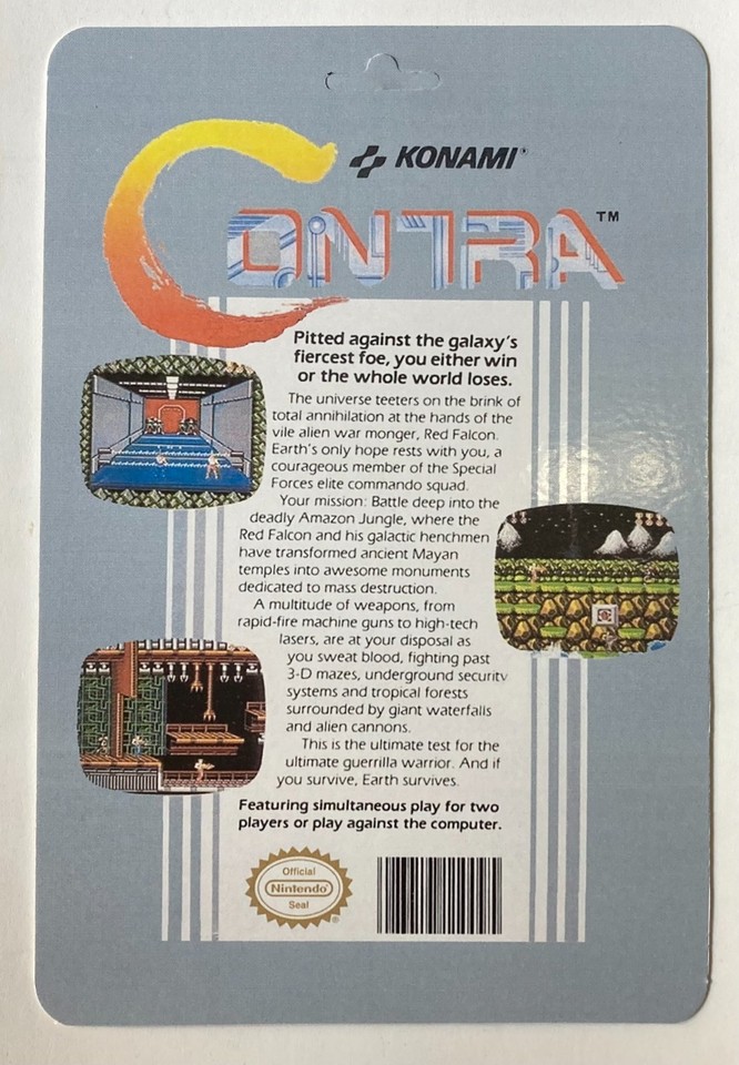 Custom made Contra 3 3/4 Vintage Style Action Figures Double Pack | eBay