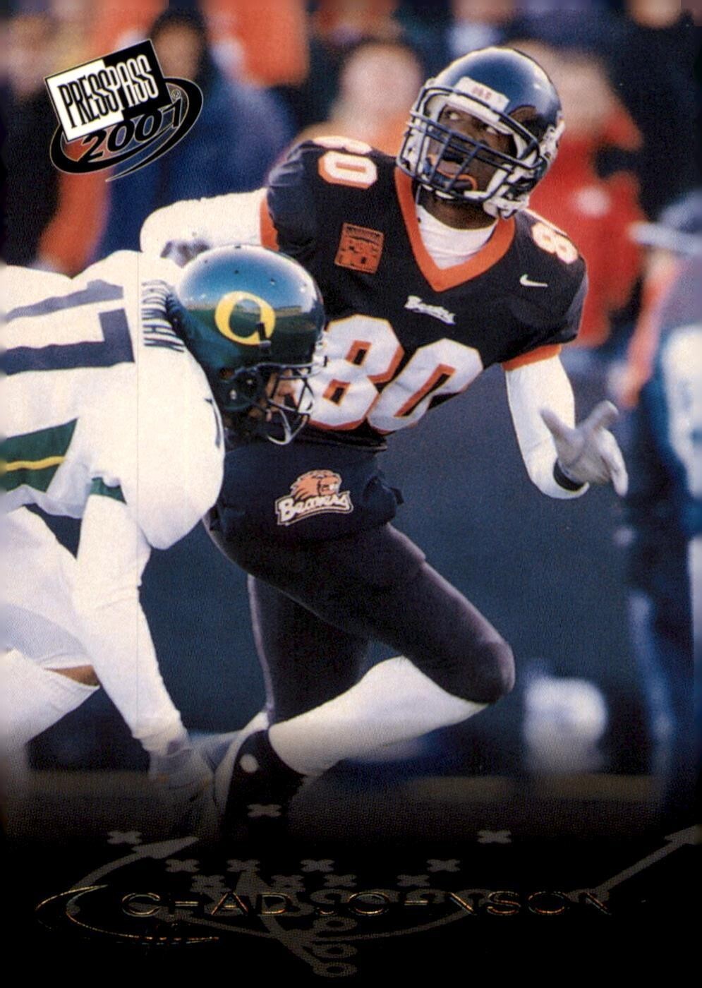 2001 Press Pass Chad Johnson Rookie Card #27 | eBay