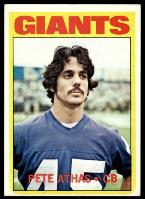 1972 Topps Pete Athas Rookie New York Giants #48 | eBay