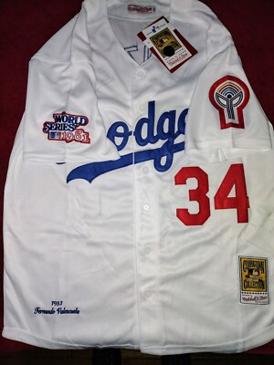 LOS ANGELES DODGERS FERNANDO VALENZUELA 1981 World Series Baseball ...