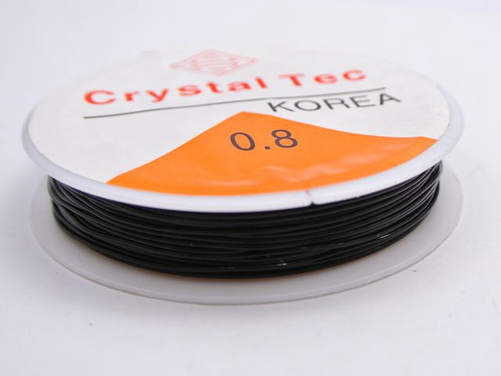 5Rolls Black Crystal String Stretch Elastic Beading Cord Thread 0.8mm ...