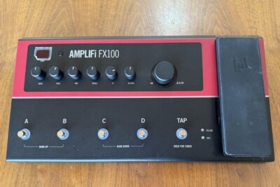 Line 6 AMPLIFi FX100 Bluetooth Guitar Multi Effects Pedal board Amp ...