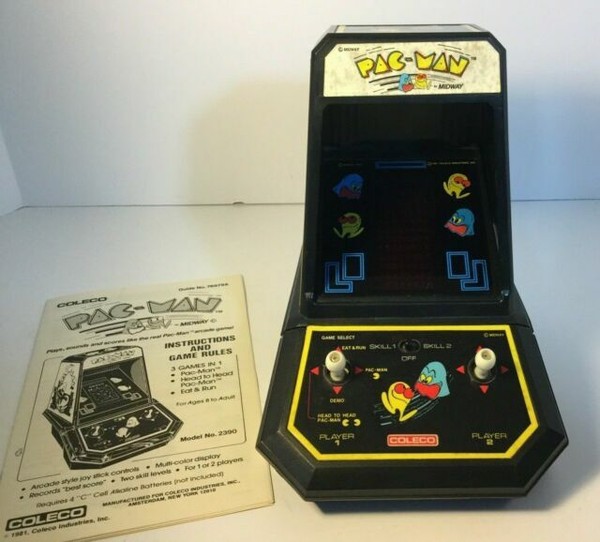 Vintage Pac-man Mini Arcade Game Coleco 1981 Works for sale online | eBay