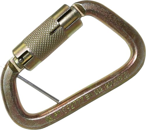 High-strength Twist-locking Steel Carabiner, Ansi & Osha Compliant ...