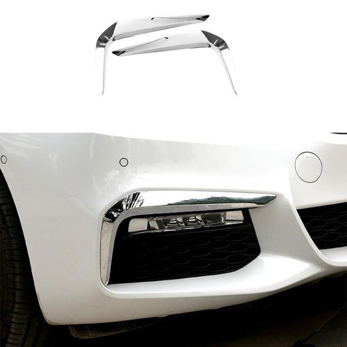 For BMW 5 Series G30 2018-2022 ABS Chrome Exterior Front Fog Light ...