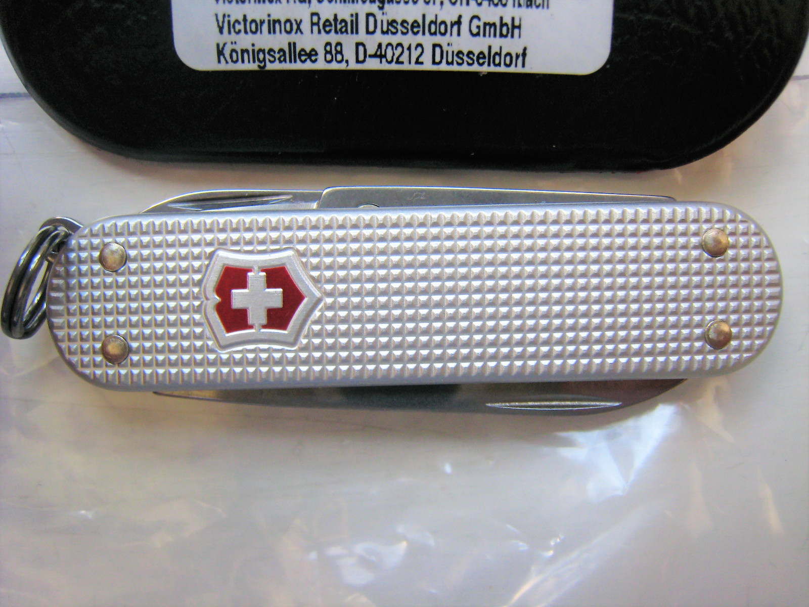 VICTORINOX SWISS ARMY KNIFE ALOX STAINLESS STEEL CLASSIC SD SMALL MINI ...