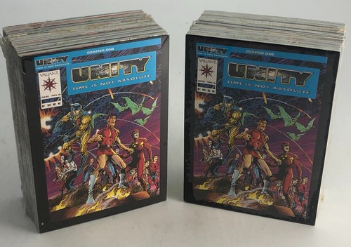 (2)x Valiant Unity Time is Not Absolute 1992 Comic Images Trading Card ...