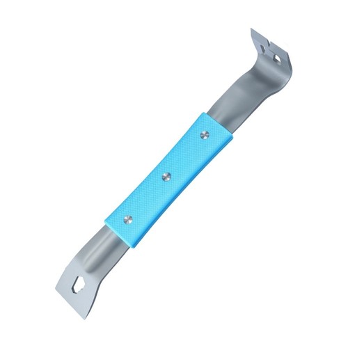 Compact Stainless Steel Crowbar with Comfortable Rubber Handle for ...