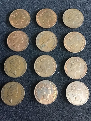 12 Coins 2p New Pence Coin UK Circulated Various Years All 1980’s | eBay