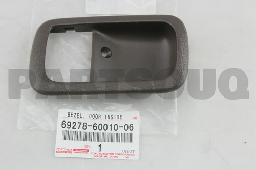 692786001006 Genuine Toyota BEZEL, DOOR INSIDE HANDLE, LH 69278-60010 ...