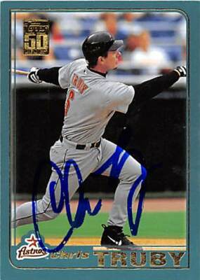 Chris Truby autographed Baseball Card (Houston Astros) 2001 Topps #714 ...