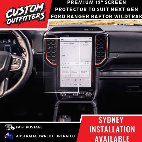 Next Gen Ranger Everest Screen Protector 12" monitor XLT SPORT Wildtrak ...