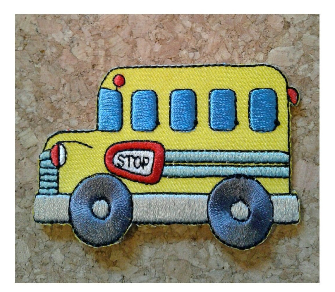 School Bus - School Bus Driver - Transportation - Vehicles - Iron On ...